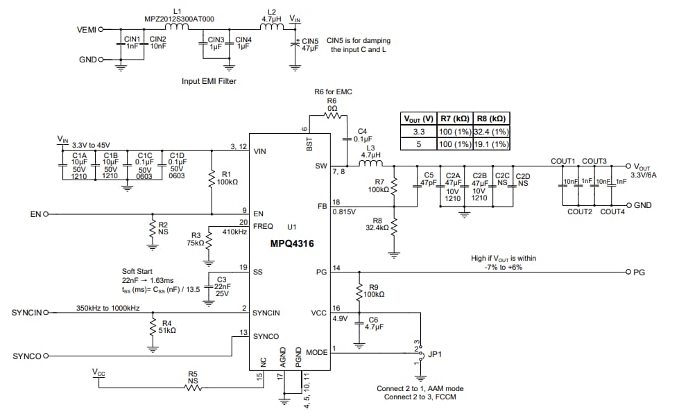 EVQ4316-R-01A Evaluation Board - MPS | Mouser