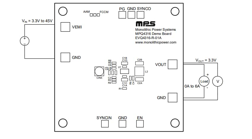 EVQ4316-R-01A Evaluation Board - MPS | Mouser