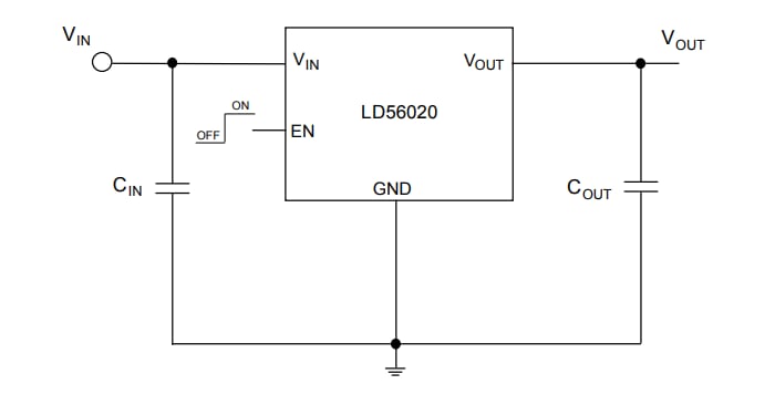 LD56020 Ultra-Low Noise LDOs - STMicro | Mouser
