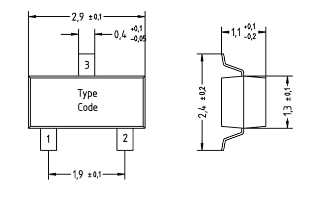 MMBT7002K N-Channel Enhancement Mode FETs - Diotec Semiconductor | Mouser