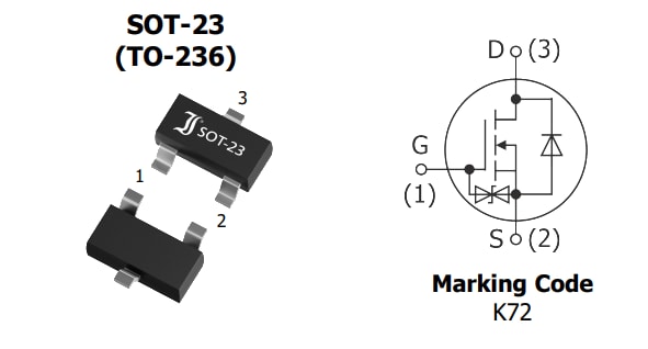 MMBT7002K N-Channel Enhancement Mode FETs - Diotec Semiconductor | Mouser