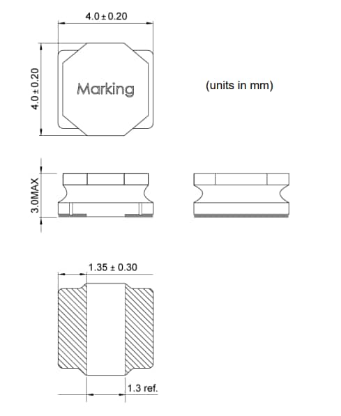 MPL-SE4030-R68 0.68µH Semi-Shielded Inductor - MPS | Mouser