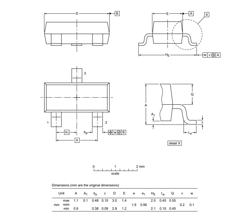 SOT23 Surface-Mounted Package Products - Nexperia | Mouser