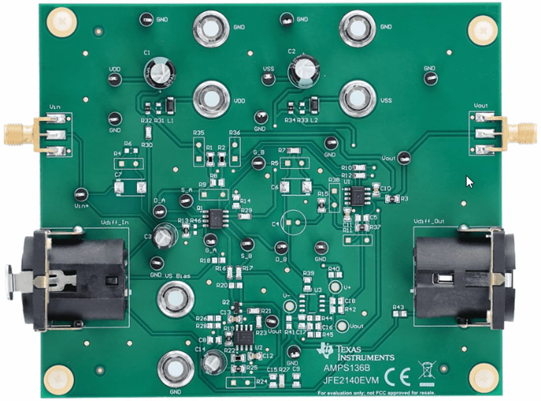 JFE2140EVM JFET Evaluation Module (EVM) - TI | Mouser