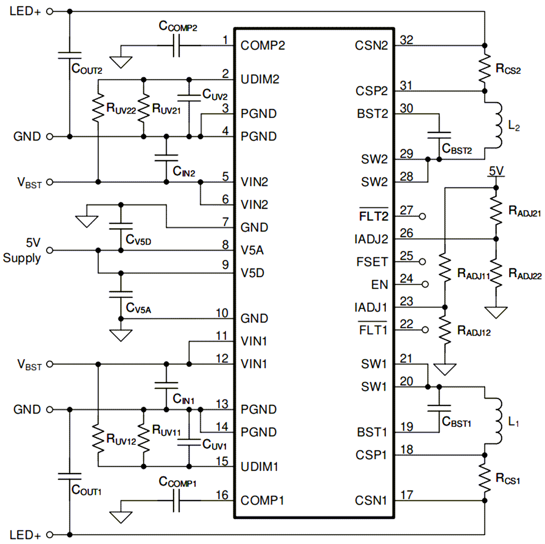 TPS92519-Q1 Synchronous Buck LED Driver - TI | Mouser