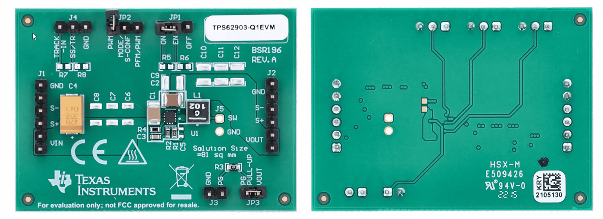 TPS6290x-Q1EVM Evaluation Modules - TI | Mouser