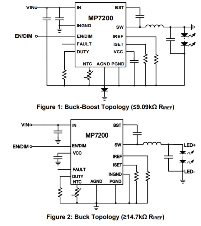MP7200 Synchronous Buck-Boost LED Drivers - MPS | Mouser