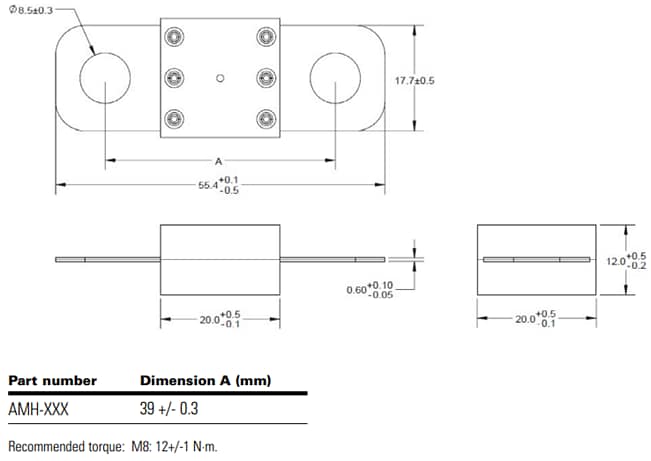 AMH Automotive Bolt-in Fuses - Eaton Electronics | Mouser