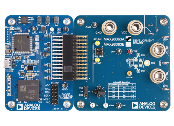 MAX98363 (A/B/C/D) Development Boards - Analog Devices / Maxim ...