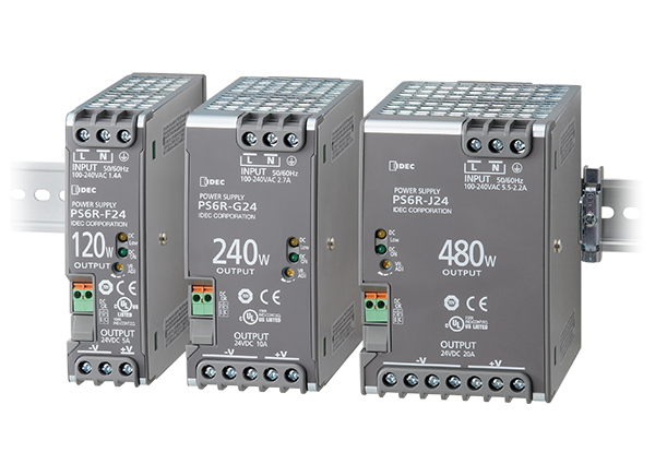 PS6R Switching Power Supplies - IDEC | Mouser