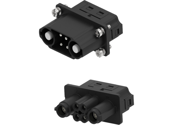 HDC Floating Charge Connectors for AGV/AMR Charge - TE | Mouser