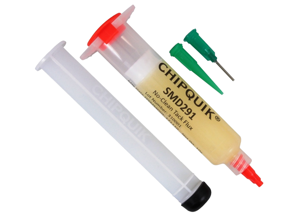 WS995 Water-Soluble Tacky Flux 10cc Syringe - Chip Quik | Mouser