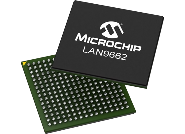 LAN9662 4-Port TSN Gigabit Ethernet Switch - Microchip Technology | Mouser