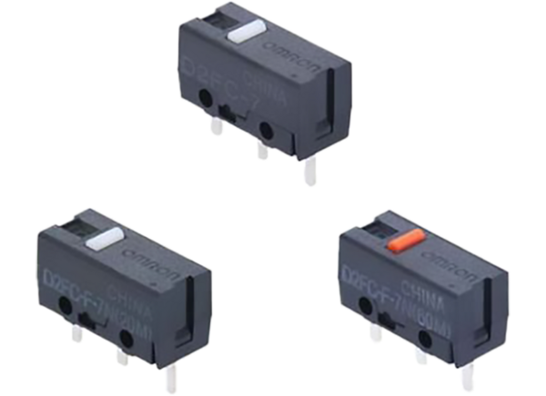 D2FC Ultra-Subminiature Basic Switches - Omron Electronics | Mouser