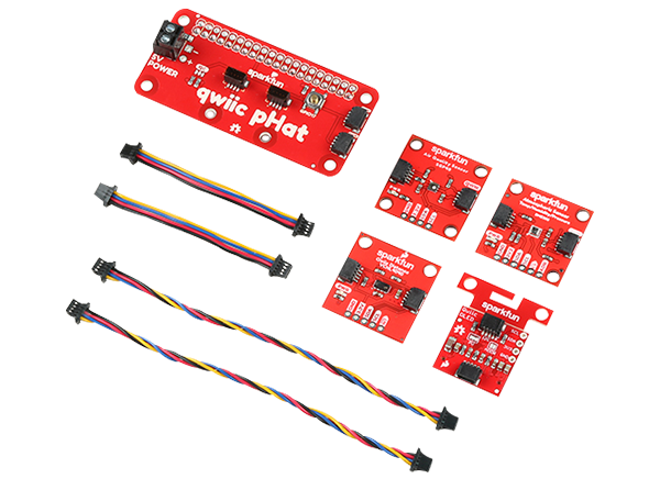 Qwiic® Starter Kit for Raspberry Pi V2 - SparkFun | Mouser