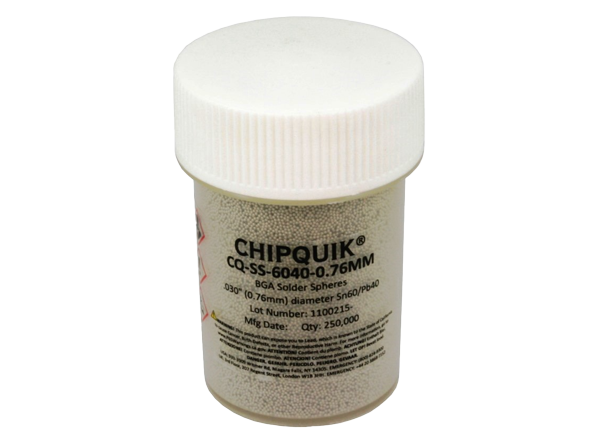 Sn60/Pb40 BGA Solder Sphere - Chip Quik | Mouser