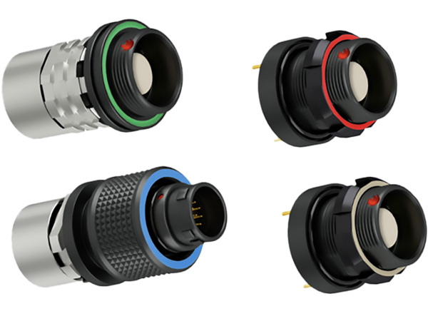 AMC® High-Density Connectors with Screw Locks - ODU | Mouser