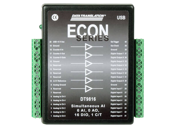MCC DT9816-S Simultaneous USB DAQ Device - Digilent | Mouser