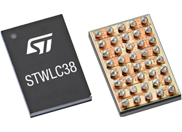 STWLC38 Qi-Compliant Dual Wireless Power Receiver - STMicro | Mouser