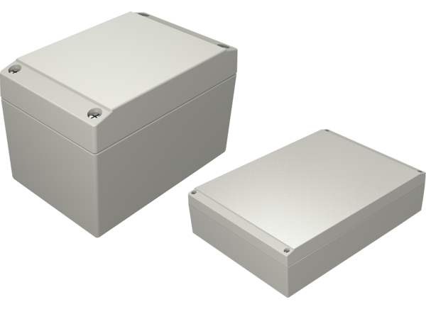 Aluform Beveled-Edge Enclosures - Rose | Mouser