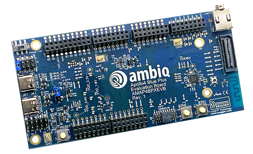 Apollo4 Blue Plus KXR Evaluation Board - Ambiq | Mouser