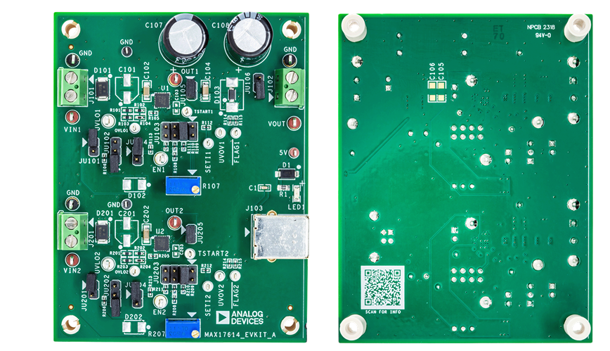 MAX17614EVKIT Evaluation Kit - Analog Devices / Maxim Integrated | Mouser