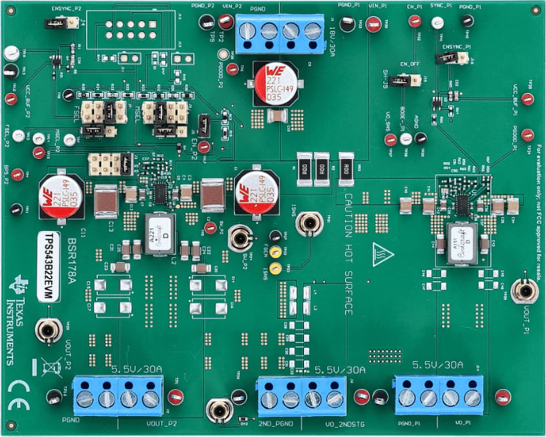 TPS543B22EVM Converter Evaluation Module (EVM) - TI | Mouser