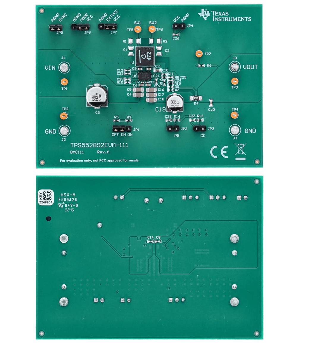 TPS552892EVM-111 Evaluation Module - TI | Mouser