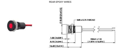 Q8 Low-Power Panel-Mount LED Indicators - Apem | Mouser