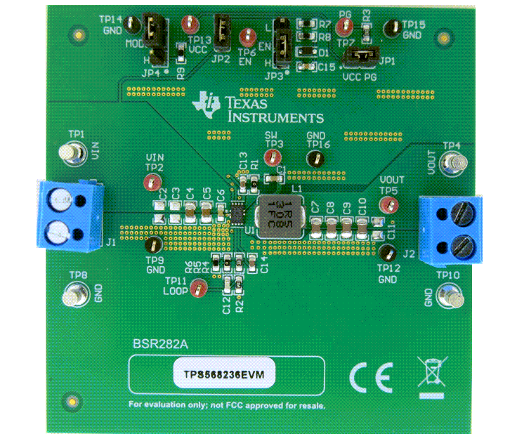 TPS568236EVM Evaluation Module - TI | Mouser