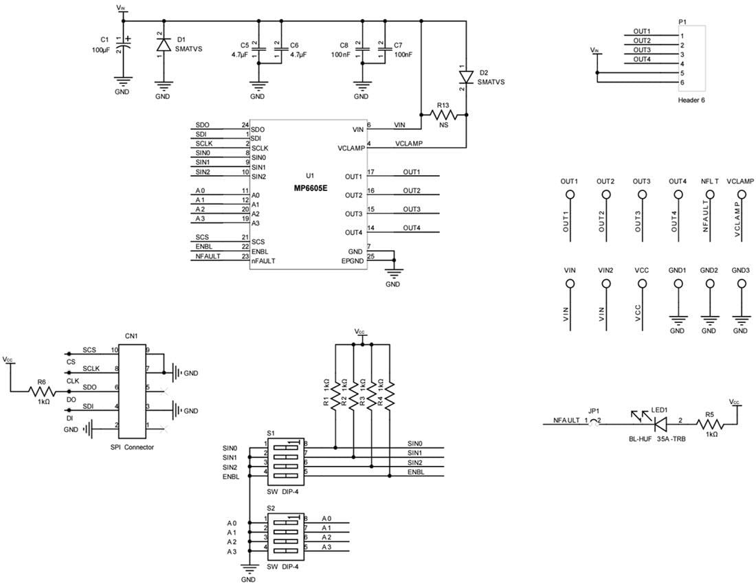 EV6605E-R-00A Evaluation Board - MPS | Mouser