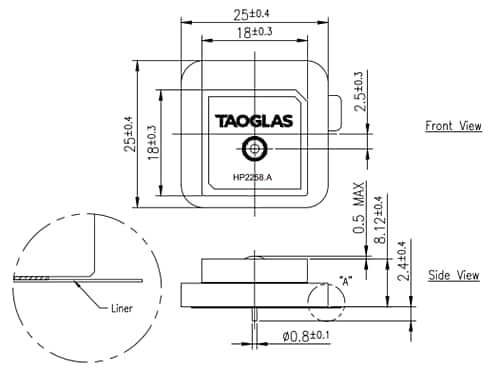 Accura Passive L1/L2 GNSS Antennas - Taoglas | Mouser