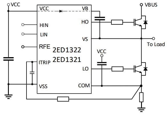 EiceDRIVER 1200V Half Bridge Gate Drivers - Infineon Technologies | Mouser