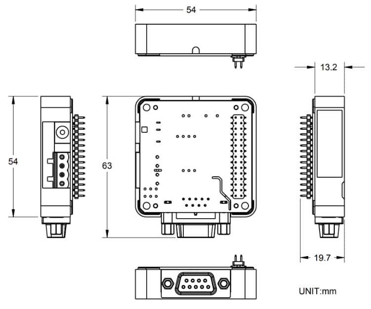 RS232M Interface Modules 13.2 - M5Stack | Mouser