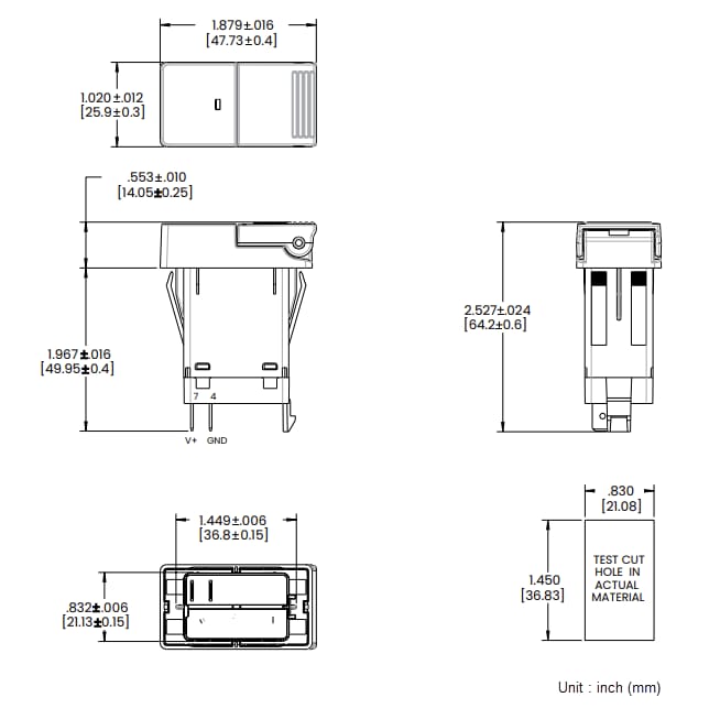 CHG USB CV-Chargers - Carling | Mouser