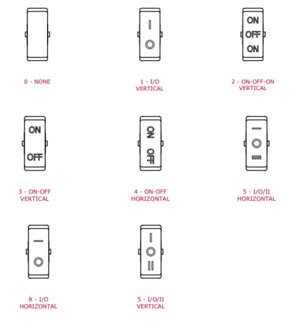 RB3 Rocker Switches - E-Switch | Mouser