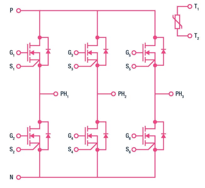 M1Px-1LA ACEPACK DMT-32 SiC Power Modules - STMicro | Mouser