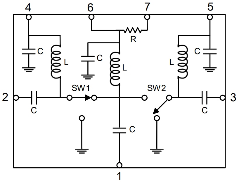 MASW-011129-DIE 2-22GHz AlGaAs SP2T Switch - MACOM | Mouser