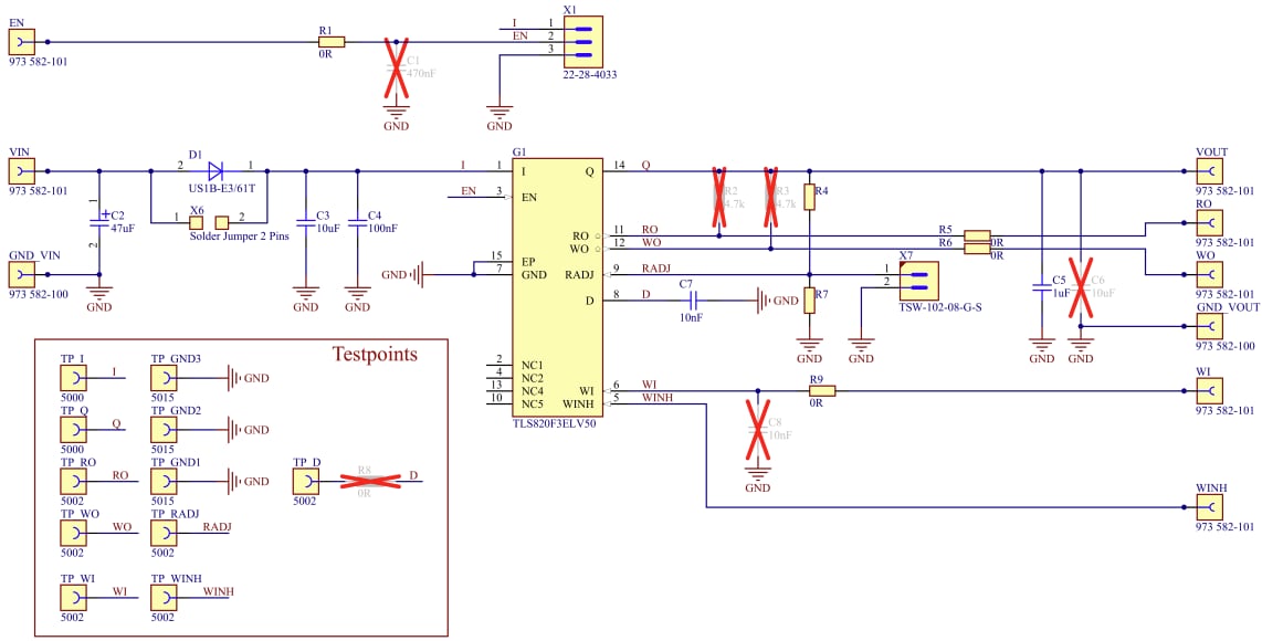 TLS820F3EL V50 Demo Board - Infineon Technologies | Mouser