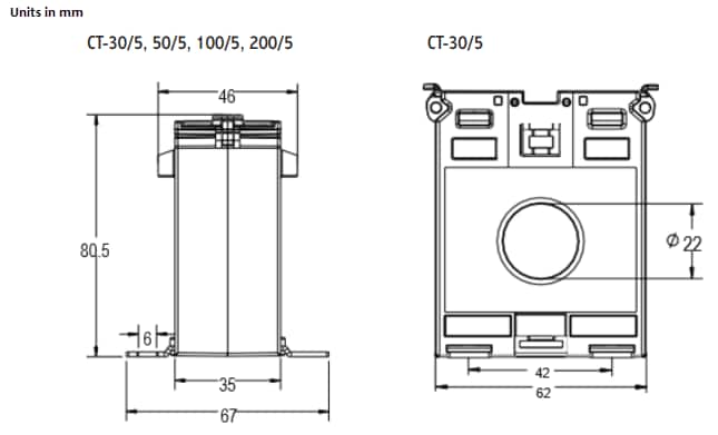 CT Current Transformers - ATC Diversified Electronics | Mouser
