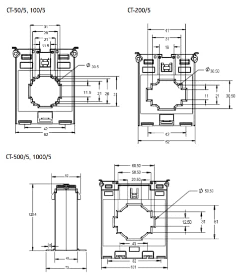 CT Current Transformers - ATC Diversified Electronics | Mouser
