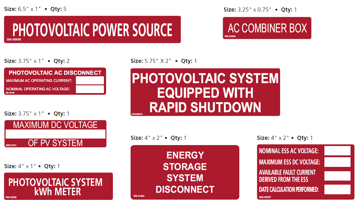 596-03946 Solar Label Value Pack - HellermannTyton | Mouser