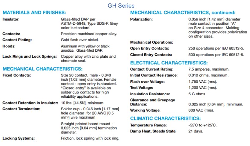 Circular Hex Connectors - Positronic | Mouser