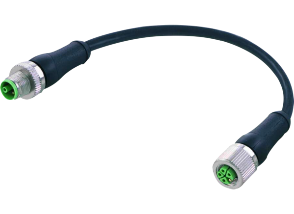 M12 Power K-, L-, S-, & T-Code Overmolded Cordsets - HARTING | Mouser