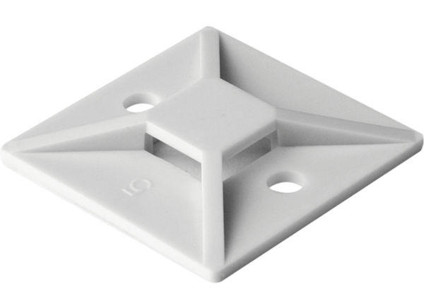 Acrylic Adhesive Cable Tie Mounts - HellermannTyton | Mouser