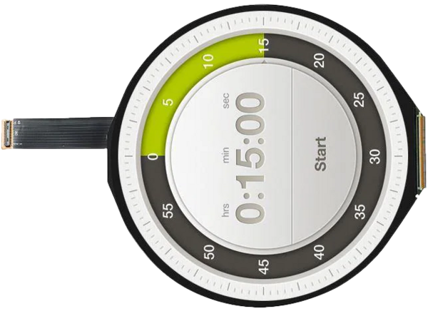 AWD-10801080T50N01 5" Round Display - Microtips | Mouser