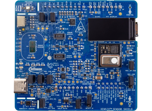 SHIELD_XENSIV_A XENSIV™ Sensor Shield - Infineon Technologies | Mouser