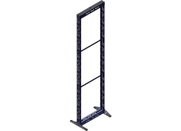 XR2-45 Two-Post Knockdown Racks - Bud | Mouser
