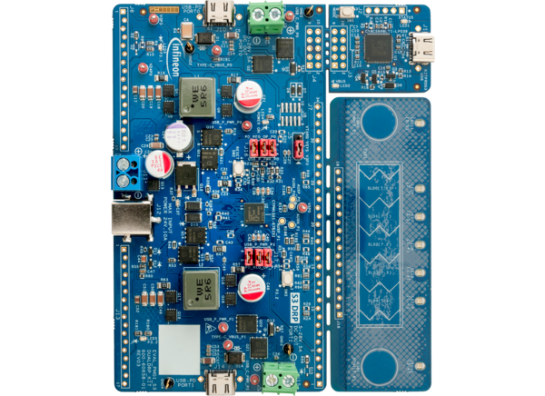 EVAL_PMG1_S3_DUALDRP Evaluation Kit - Infineon Technologies | Mouser