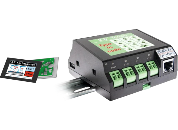 EA PLC Series Control Unit with Touch Display - DISPLAY VISIONS | Mouser